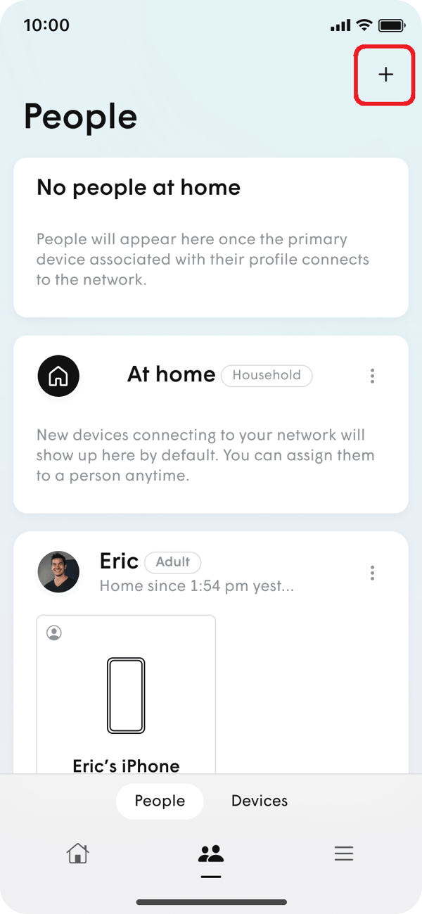 How do I create individual Profiles on the Plume Home App?