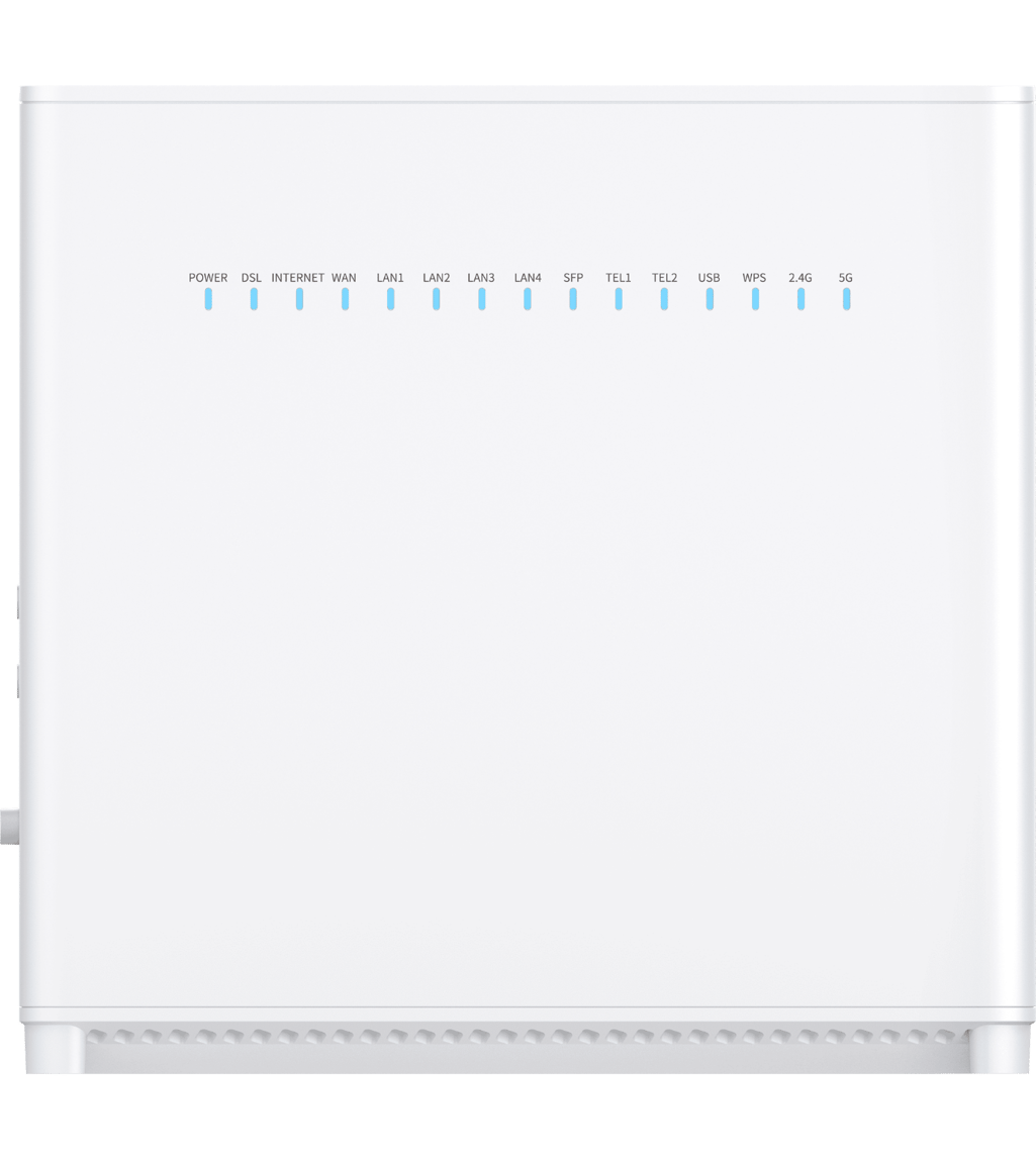 What do the lights on the Router mean?